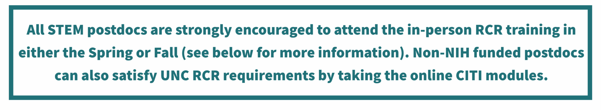 Responsible Conduct of Research (RCR) - UNC Research